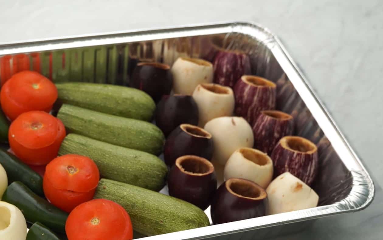 Egyptian Eggplant & zucchini(Batinjan-Kousa) Mahshi