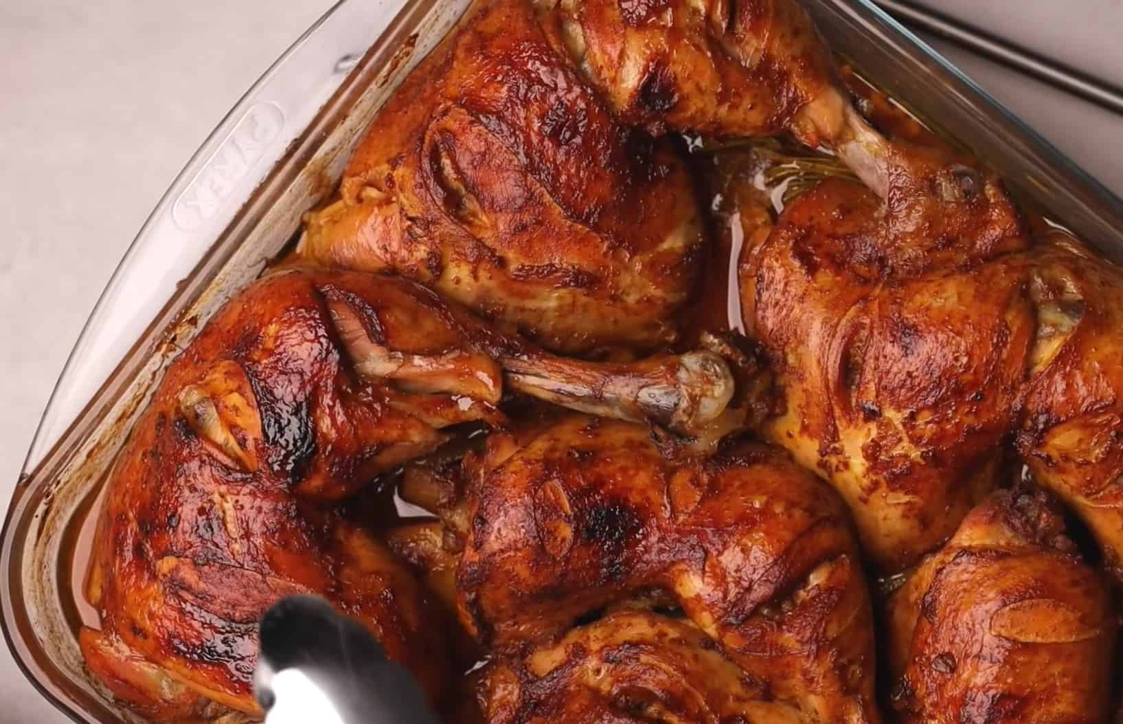 Egyptian Chicken Thighs Casserole - Sanyet Batates Recipe