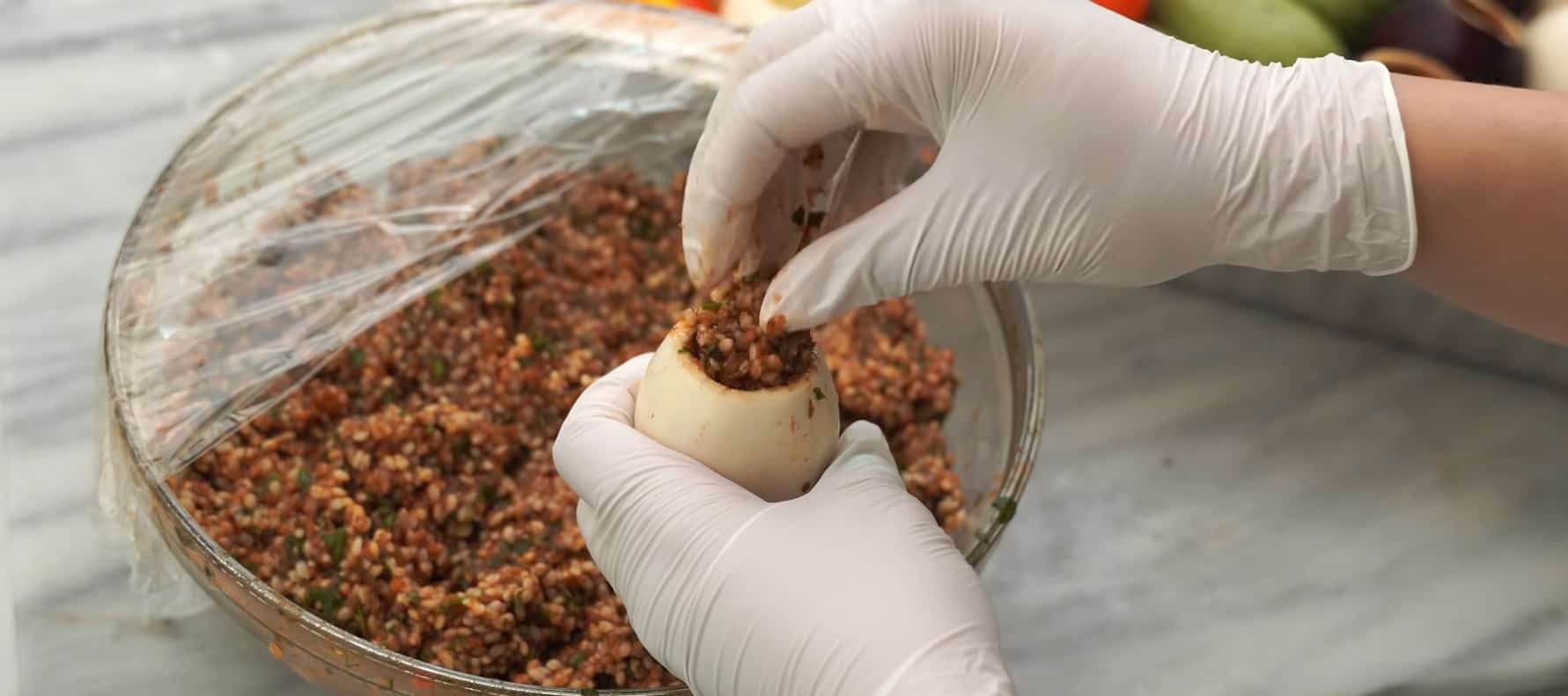 Egyptian Eggplant & zucchini(Batinjan-Kousa) Mahshi