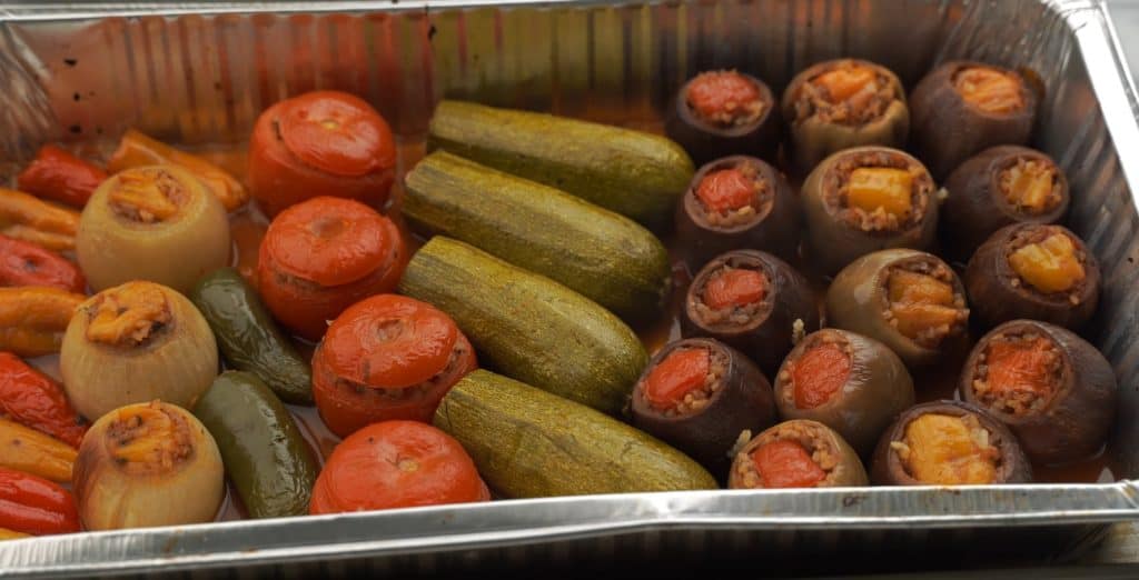 Egyptian Eggplant & zucchini(Batinjan-Kousa) Mahshi