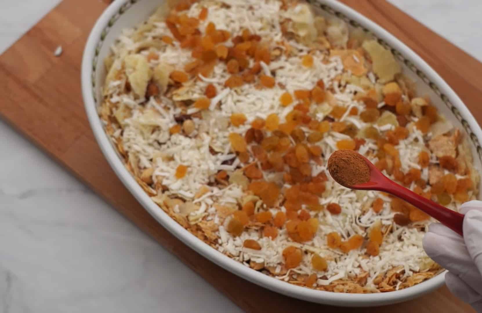 Egyptian Umm Ali Recipe- Arabic Crepe Pudding - Arabic Food Tips